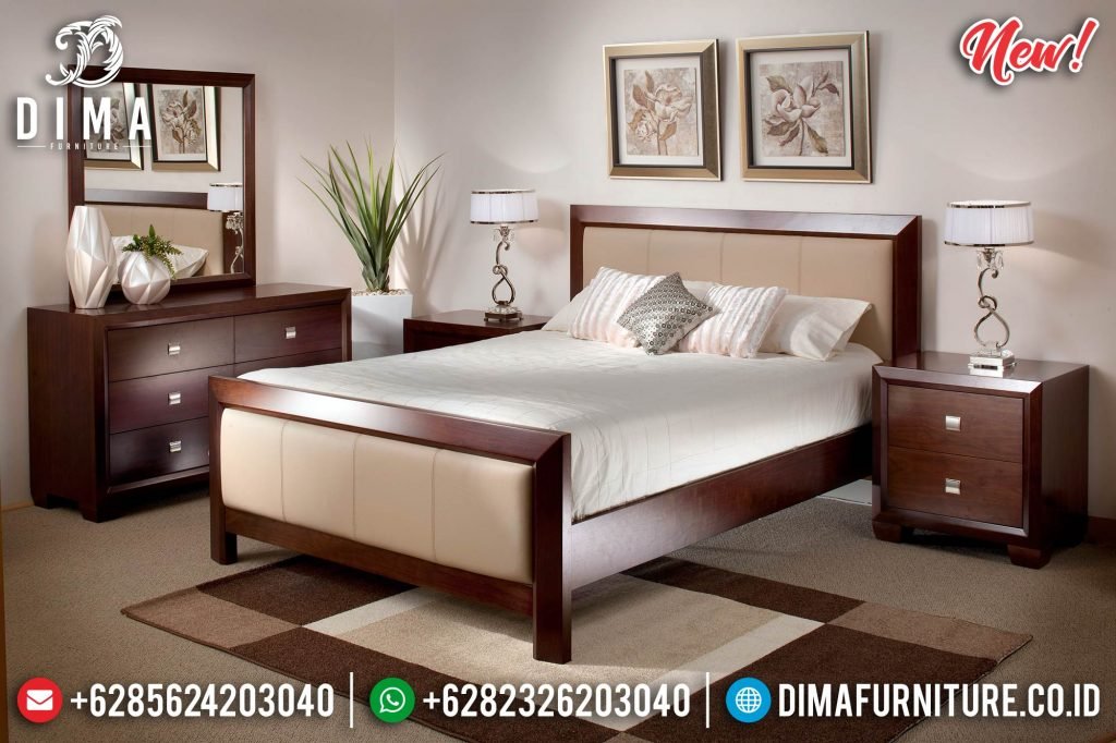 Kamar Set Minimalis Jati Jepara Terlaris Shinning Glamour Belinda TTJ-2318