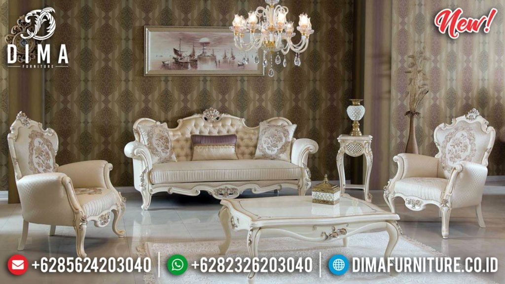 Set Sofa Tamu Mewah Classic Superior Luxury Ukiran Jepara Artistik TTJ-0661