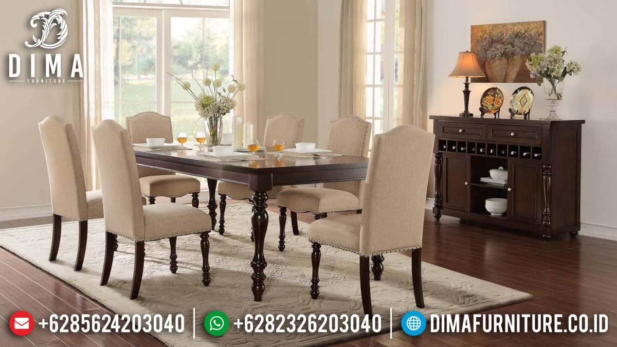 Meja Makan Minimalis Jepara Simple Elegant Design TTJ-1586