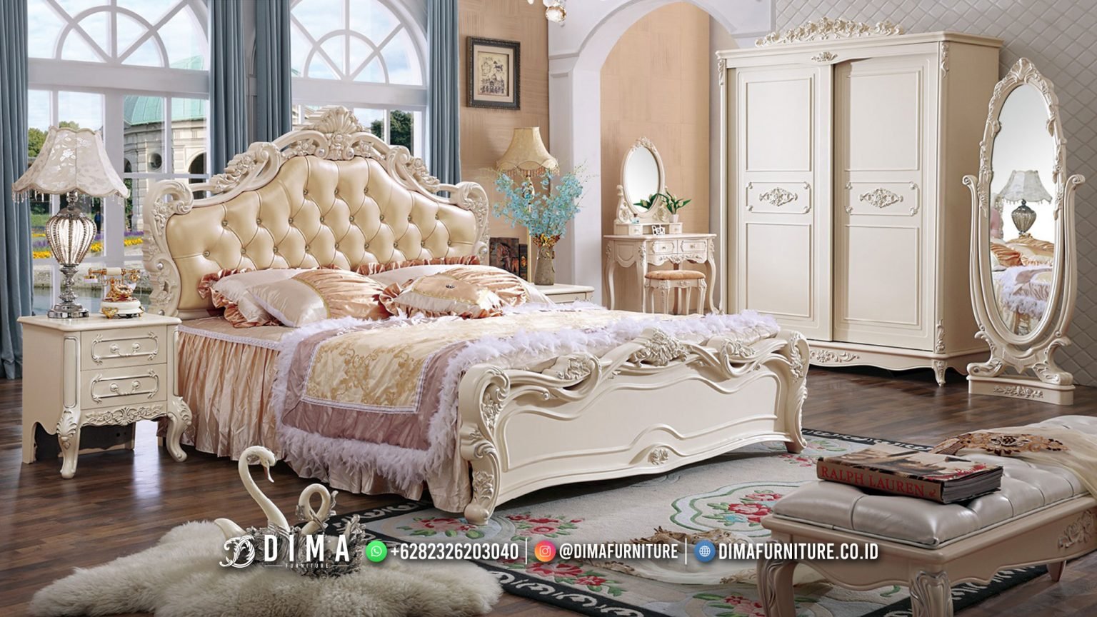 Desain Kamar Set Mewah Terbaru Dipan Tempat Tidur Jakarta TTJ-2191