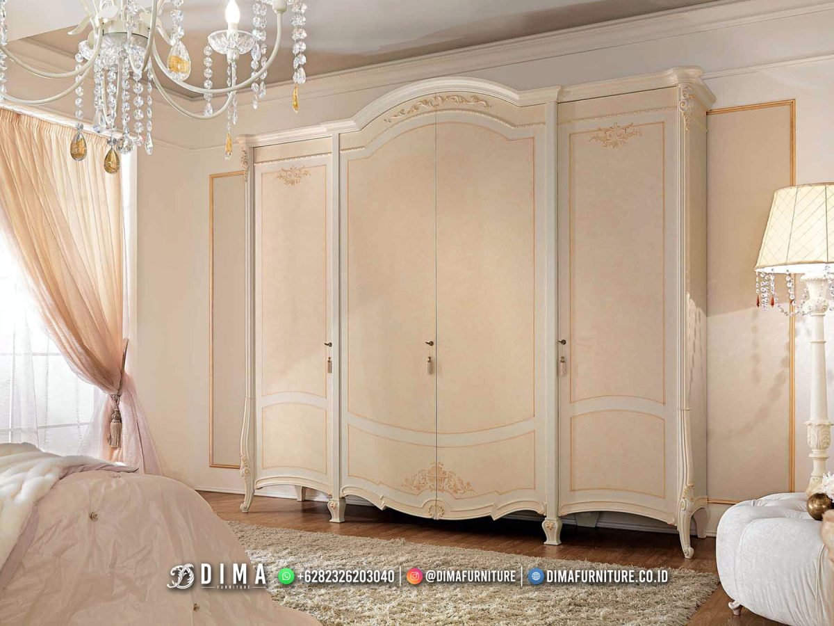 Lemari Pakaian 6 Pintu Mewah Excelent Design White Duco TTJ-1850